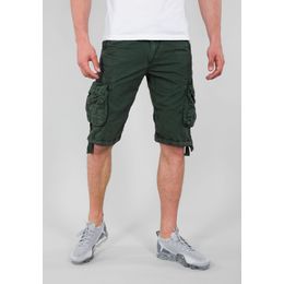 Shorts Alpha Industries "Jet Short", Herren, Gr. 30, Normalgr&ouml;&szlig;en, blau (schwarz petrol), Obermaterial: 100% Baumwolle, Hosen Shorts