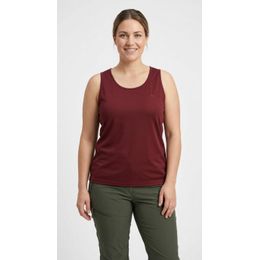 Funktionstop Maier Sports "Da-Top Petra", Damen, Gr. 46, sun dried tomato, Obermaterial: 100% Polyester, Tops, femininer Schnitt, &auml;rmellos, aus Piqu&eacute;-Ware