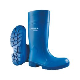 Sicherheitsstiefel Dunlop "Purofort Foodpro MultiGrip safety" Gr. 36, blau, 36, Obermaterial: 100% Textilmaterial TEXMAT., Schuhe