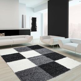 Hochflor-Teppich Ayyildiz Teppiche "Life Shaggy 1501" Gr. 2, schwarz, B:80cm H:30mm L:150cm, Kunstfaser, Teppiche, Wohnzimmer