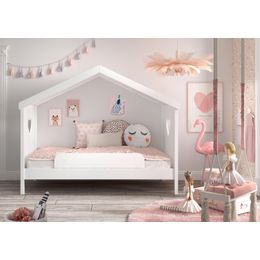 Vipack Hausbett Amori m. Sicherung ca. 90x200 cm Wei&szlig;