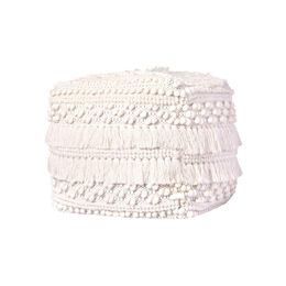 Kayoom Pouf Bohist Natural Creme
