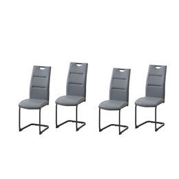 HTI-Living Schwingstuhl DannyP PU Grau