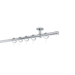 ONDECO 20mm,1-l&auml;ufig,Rohr,Deckentr&auml;ger classic,Endst&uuml;ck cap Gr&ouml;&szlig;e: 330cm, Farbvariante: Chrom
