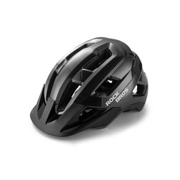 LK-67 Jugend-Fahrradhelm mit abnehmbarem Visier 54&ndash;58 cm Schwarz