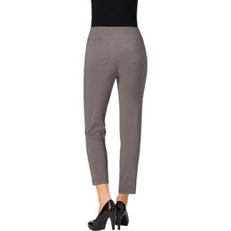 WITT Damen 7/8-Hose in Bengalin-Qualit&auml;t, taupe, Gr&ouml;&szlig;e 50