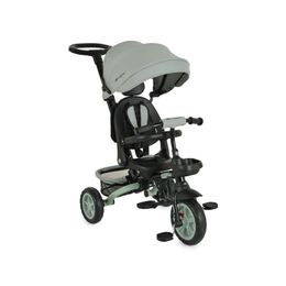 Byox Tricycle Explore 3 in 1 Dreirad umkehrbarer Sitz Schiebegriff K&ouml;rbe Pedale hellgr&uuml;n