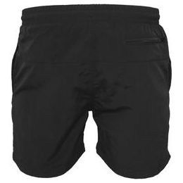 Badeshorts Urban Classics "Urban Classics Herren Block Swim Shorts", Gr. 5XL, US-Gr&ouml;&szlig;en, blk, blk, 100% Polyamid, Badehosen Badeshorts