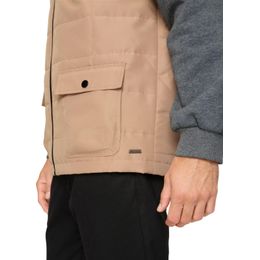 Marco Donati Herren Blousonjacke in 2-in-1-Optik, camel-anthrazit-meliert, Gr&ouml;&szlig;e 54