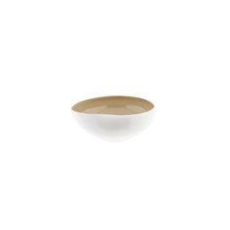 Wave Cream Servier- & Salatschale aus hochwertigem Porzellan - 23 x 8 cm