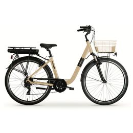 MBM Elektro-Citybike NEW RHEA 26 Zoll, creme