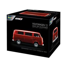 Revell VW T2 Adventskalender Bausatz 1:24 easy-click mehrfarbig Modellbau Bastelset