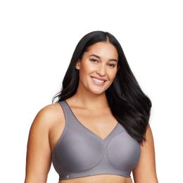 Glamorise Damen Sport-BH ohne B&uuml;gel mit nahtlosen Cups, anthrazit, Gr&ouml;&szlig;e 100F