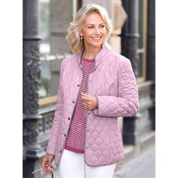 WITT Damen Steppjacke mit Kontrastpaspelierung, ros&eacute;, Gr&ouml;&szlig;e 40
