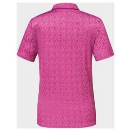 Sch&ouml;ffel Poloshirt SCH&Ouml;FFEL "Polo Shirt Style Fraydo WMN", Damen, Gr. 38, 3305, pink, Oberstoff: 91% Polyester, 9% Elasthan, V-Ausschnitt, Shirts