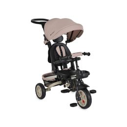 Byox Tricycle Explore 3 in 1 Dreirad umkehrbarer Sitz Schiebegriff K&ouml;rbe Pedale braun