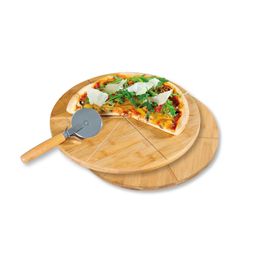 Kesper Pizzabrett 2er Set mit Schneider
