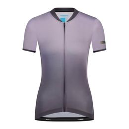 Shimano Woman's EVOLVE Avventura Short Sleeves Jersey, Lilac