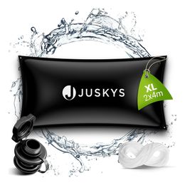 Juskys Aufblasbare Poolkissen 2x4 m - Winter Poolkissen, Abdeckplane zum Aufblasen, &Uuml;berwintern