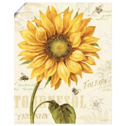 Wandbild Artland "Under the Sun I", farbe bild(er): gelb, B:30cm H:40cm, Papier, Bilder, als Alubild, Leinwandbild, Poster, Wandaufkleber in verschied. Gr&ouml;&szlig;en