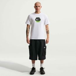 Langarmshirt Nike Sportswear "M NSW CS SS GFX TEE", Herren, Gr. S, wei&szlig;, electric gr&uuml;n, Obermaterial: 100% Baumwolle, Shirts Langarmshirt, Langarm, sportlicher Stil, f&uuml;r Erwachsene