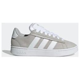 Sneaker Adidas SPORTSWEAR "GRAND COURT ALPHA", Herren, Gr. 46, grau (grau two, ftwr wei&szlig;, grau two), Leder, Synthetik, Schuhe Sneaker, Design inspiriert vom Adidas Campus 00, Topseller