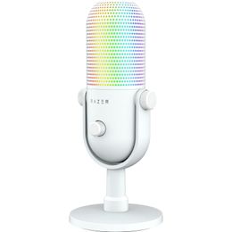 Razer Streaming-Mikrofon "Seiren V3 Chroma", wei&szlig;, B:9cm H:21,3cm T:9cm, Mikrofone