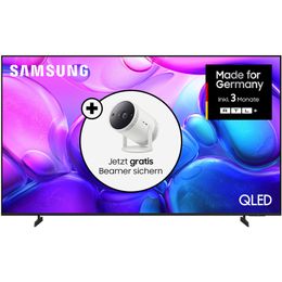 Samsung QLED-Fernseher "GQ85Q6FAAU QLED-Fernseher", Energieeffizienz: G (A-G), schwarz, 85 &Prime;, Fernseher, Quantum HDR, Knox Security, Art Store, 3D Sound, Gaming Hub, AI TV, Topseller