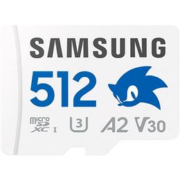 Samsung Speicherkarte "SONIC microSD + SD Adapter", wei&szlig;, 512 GB, Speicherkarten