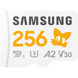 Samsung Speicherkarte "SONIC microSD + SD Adapter", wei&szlig;, 256 GB, Speicherkarten