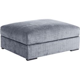 Polsterhocker Home Affaire "Finca XL, B: 101 cm", dunkelgrau, B:101cm H:52cm T:97cm, 100% Polyester, Hocker, Polsterhocker, Mega-Hocker, in Cord oder Chenille-Struktur w&auml;hlbar