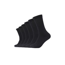 Socken s.Oliver "6er Pack", Herren, Gr. 47-49, schwarz, 68% Baumwolle, 30% Polyester, 2% Elastodien, uni, Socken Socken