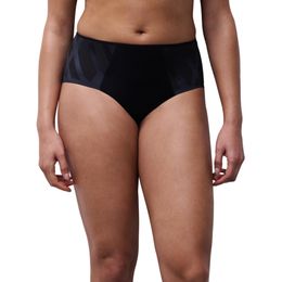 Slip Chantelle "GLAZE", Damen, Gr. 38, schwarz, Obermaterial: 74% Polyamid, 26% Elasthan, leicht gl&auml;nzend, unifarben, k&ouml;rpernah, Unterhosen Slip, grafisches Gewebe mit matten und schimmernden Kontrasten