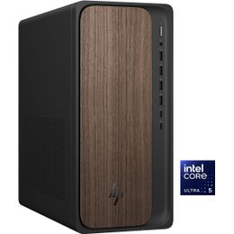 HP PC "M03-0057ng", schwarz wood, jack schwarz, Microsoft Windows 11 Home, 16 GB RAM 512 GB SSD, Desktop-PCs, PC