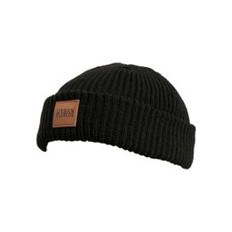 Beanie Urban Classics "Urban Classics Unisex Dogger Beanie", Herren, Gr. onesize, schwarz, Kunstfaser, M&uuml;tzen Beanie