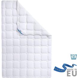 Microfaserbettdecke Beco "Medibett Cotton Soft, Bettdecken f&uuml;r Sommer und Winter, Decke", wei&szlig;, B:135cm L:200cm, Bezug: 80% Polyester, 20% Baumwolle. F&uuml;llung: 100% Polyester, Bettdecken, Microfaserbettdecke, Bettdecke 135x200 cm, allergiker geeignet (Hausstauballerker)