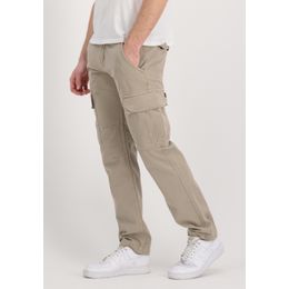 Cargohose Alpha Industries "Agent Pant", Damen, Gr. 31, Normalgr&ouml;&szlig;en, beige (vintage sand), Obermaterial: 100% Baumwolle; Futter: 100% Baumwolle, Hosen Cargohose