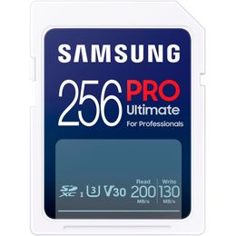 Samsung Speicherkarte "PRO Ultimate UHS-I SD", wei&szlig;, 256 GB, Speicherkarten
