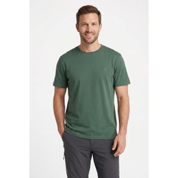 T-Shirt Timberland "DUNSTAN RIVER Short Sleeve Tee", Herren, Gr. S, myrtle, Single Jersey, Obermaterial: 100% Baumwolle, Rundhals, Shirts T-Shirt