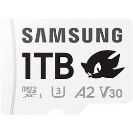Samsung Speicherkarte "SONIC microSD + SD Adapter", wei&szlig;, 1000 GB, Speicherkarten