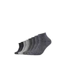 Kurzsocken s.Oliver "8er Pack", Damen, Gr. 39-42, schwarz (schwarz mix), 70% Baumwolle, 27% Polyester, 3% Elasthan, uni, Socken