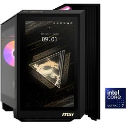 MSI Gaming-PC "MEG Vision X AI 2NVV7-008DE", schwarz, Microsoft Windows 11 Home, 32 GB RAM 2.000 GB SSD, Desktop-PCs