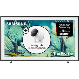 Samsung QLED-Fernseher "GQ65LS03FAU QLED-Fernseher", Energieeffizienz: G (A-G), schwarz, 65 &Prime;, Fernseher, The Frame, Mattes Display, Art Mode, Rahmen austauschbar, Dolby Atmos