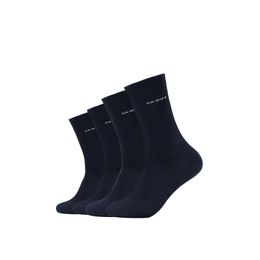 Socken Camano "4er Pack", Damen, Gr. 43-46, blau (navy), 40% Wolle, 40% Polyacryl, 18% Polyamid, 2% Elasthan, uni, Socken Socken