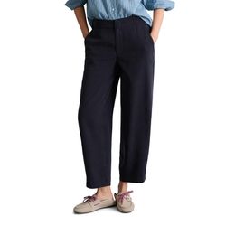 Marc O'Polo Chinohose MARC O'POLO DENIM "aus LENZING&trade; Lyocell", Damen, Gr. L, Normalgr&ouml;&szlig;en, blau depths, Obermaterial: 100% Lyocell, unifarben, relaxed fit kn&ouml;chelfrei, Hosen Chinohose