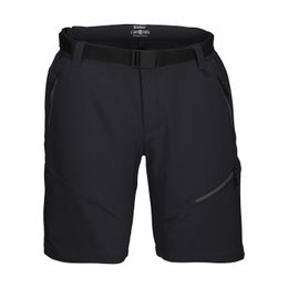 Shorts Killtec "KOS 247 MN SHRTS", Herren, Gr. XL, Normalgr&ouml;&szlig;en, schwarz, Obermaterial: 100% Polyester;Futter: 65% Polyester, 35% Baumwolle, Hosen Shorts, Wasserabweisend, schnelltrocknend, inkl. G&uuml;rtel, 4-Wege Stretch
