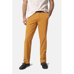 Chinos MEYER "M5 Chino 1-6004", Herren, Gr. 30, L&auml;nge 32, camel, 78% Baumwolle, 18% Lyocell, 4% Elasthan, unifarben, regular fit lang, Hosen, mit buntgewebtem Innenfutter