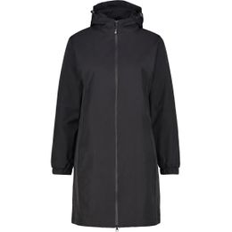 alife and kickin Sommerjacke ALIFE & KICKIN "Damen TorilAK A &Uuml;bergangsjacke, Jacke", Damen, Gr. XXL, schwarz, 88% Polyamid, 12% Elasthan, Jacken, lange &Uuml;bergangsjacke mit abnehmbarer Kapuze und Rei&szlig;verschluss