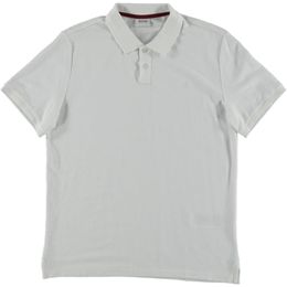 Poloshirt Mustang "PACO", Herren, Gr. XL, hellwei&szlig;, Piqu&eacute;, Obermaterial: 100% Baumwolle, normal h&uuml;ftbedeckend, ohne Ausschnitt, Shirts, Trageangenehme Baumwollqualit&auml;t