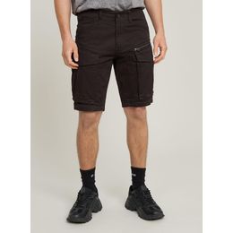 G-Star Raw Shorts G-STAR "Rovic Zip Regular Shorts", Herren, Gr. 34, dk schwarz, Obermaterial: 97% Baumwolle, 3% Elasthan, Hosen Shorts